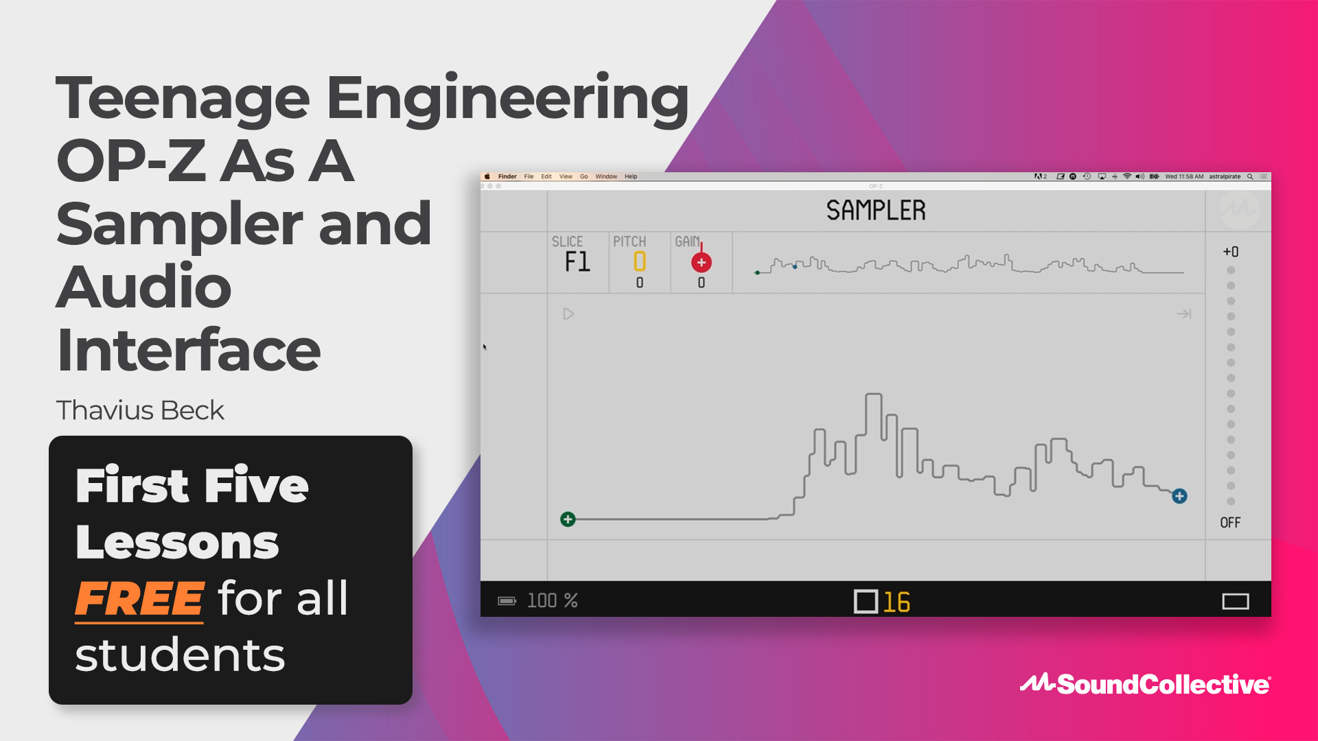 Teenage Engineering OP-Z As A Sampler And Audio Interface ...